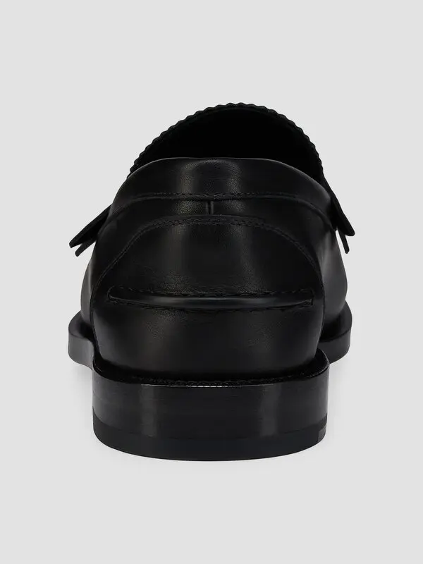 CHRISTIAN LOUBOUTIN The Plato Leather Loafers - Black