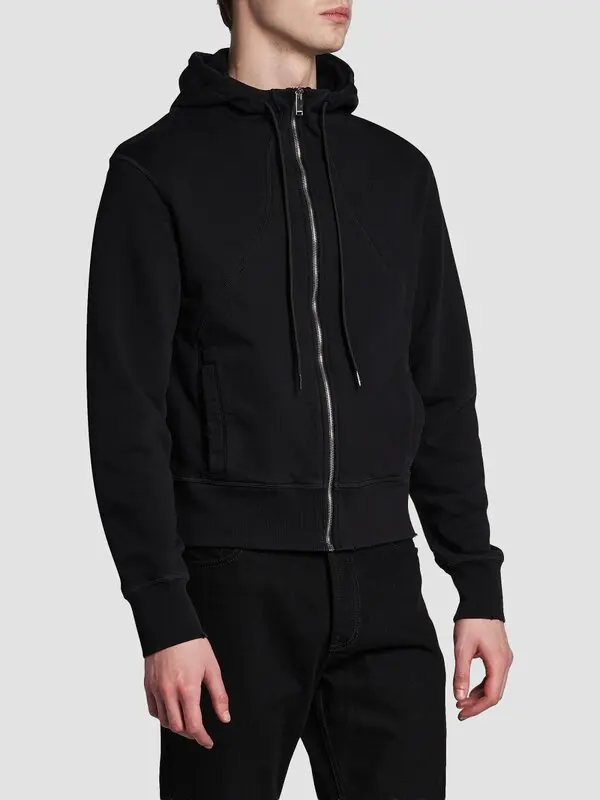 Alexander McQueen Full-zip Cotton Hoodie