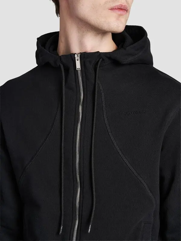 Alexander McQueen Full-zip Cotton Hoodie