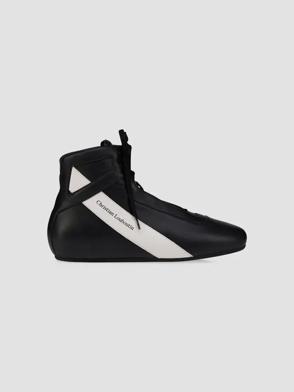CHRISTIAN LOUBOUTIN The Butterfly High-top Sneakers - Black