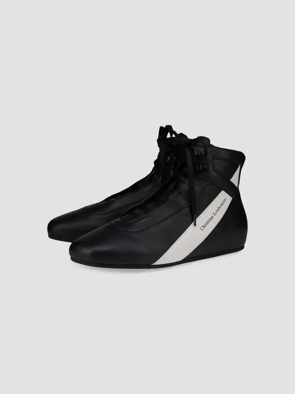 CHRISTIAN LOUBOUTIN The Butterfly High-top Sneakers - Black