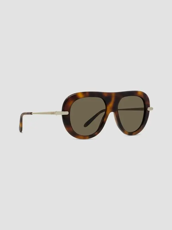 Loewe Slim 52mm Pilot Sunglasses - Brown