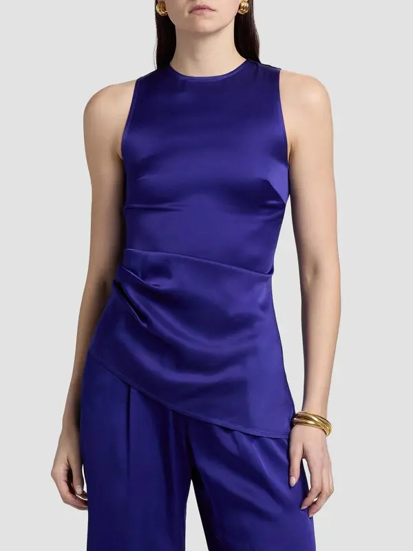 Lapointe Satin Asymmetric Top