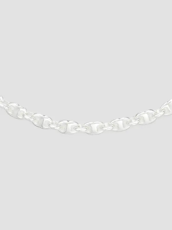 Tory Burch Gemini Silvertone Chain Necklace