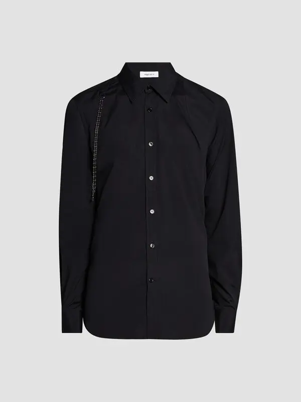 Alexander McQueen Jewelry Harness Shirt
