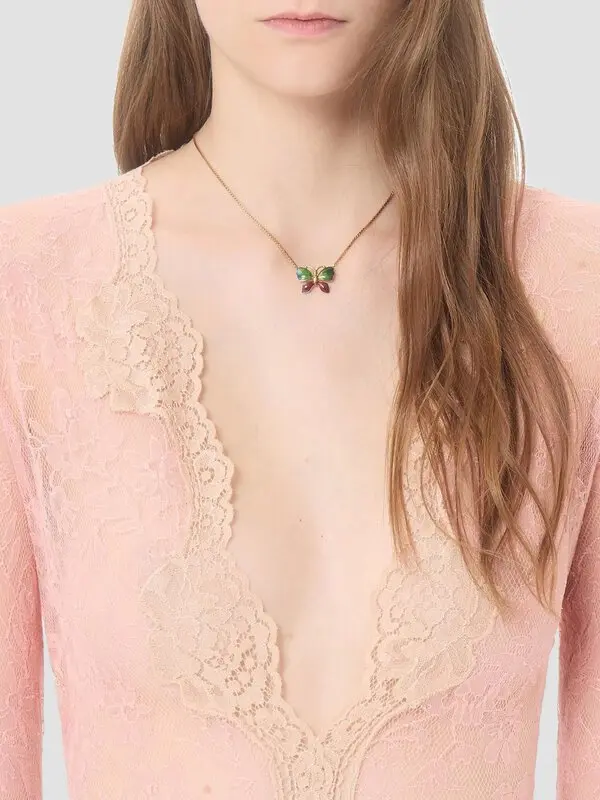 Valentino Garavani Stretch Lace Bodysuit