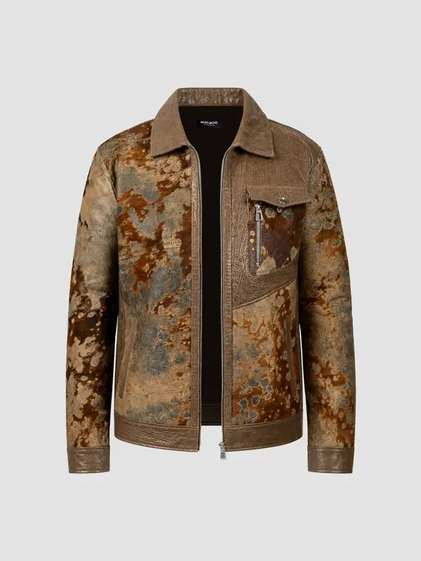 MACEOO Marthyr Cowhide Jacket