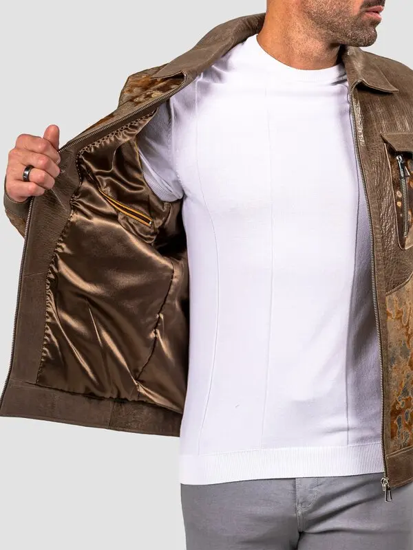 MACEOO Marthyr Cowhide Jacket