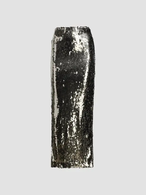 Lapointe Re-edition Sequined Stretch Pencil Midi-skirt