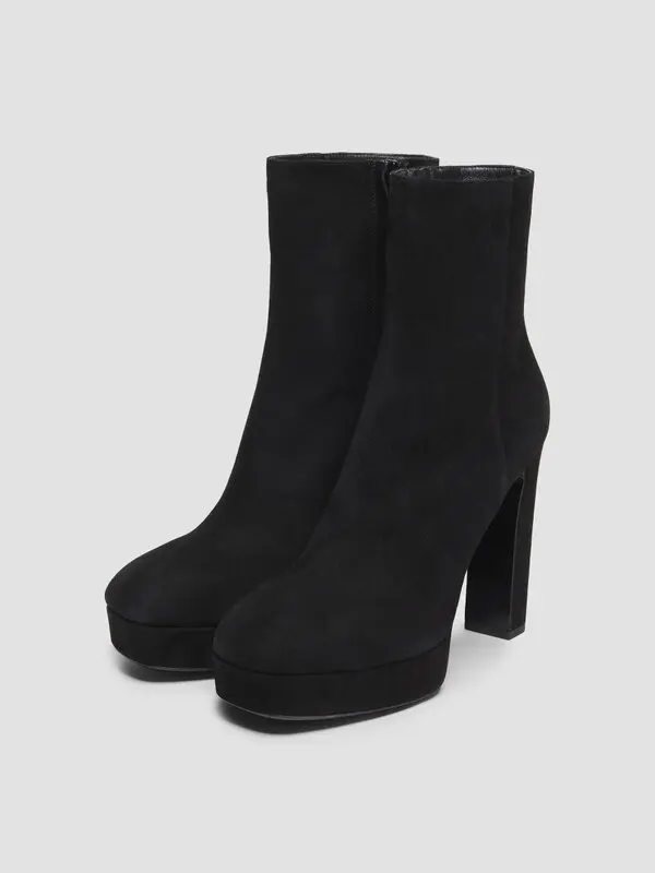 JIMMY CHOO Marene 120mm Suede Platform Ankle Boots