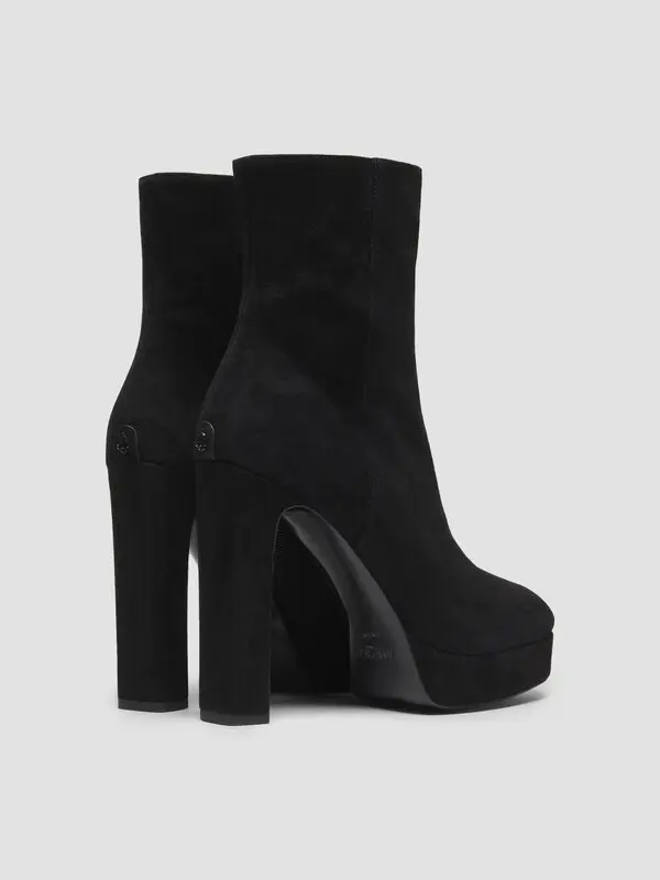 JIMMY CHOO Marene 120mm Suede Platform Ankle Boots