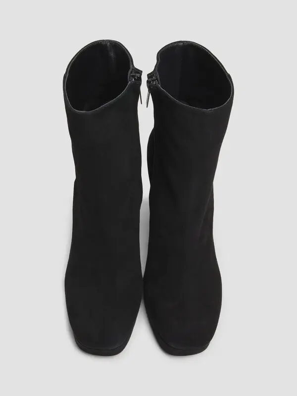 JIMMY CHOO Marene 120mm Suede Platform Ankle Boots