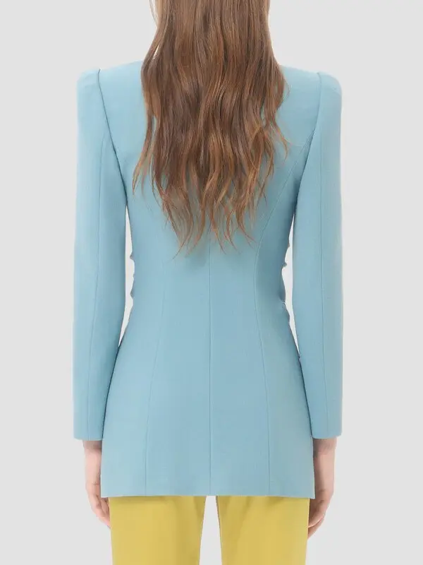 Valentino Garavani Crispy Light Wool Jacket - Azure
