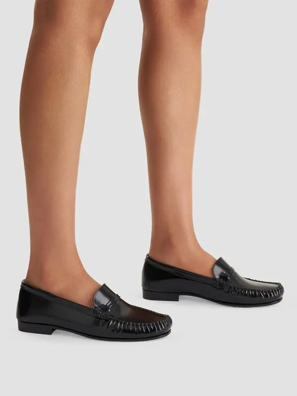 MALONE SOULIERS Knightsbridge Leather Penny Loafers