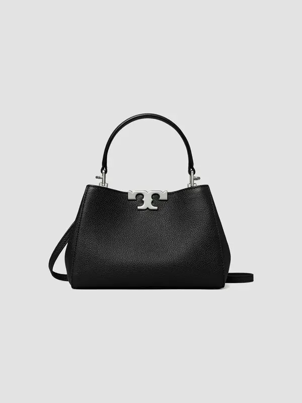 Tory Burch Mini Eleanor Leather Satchel - Black