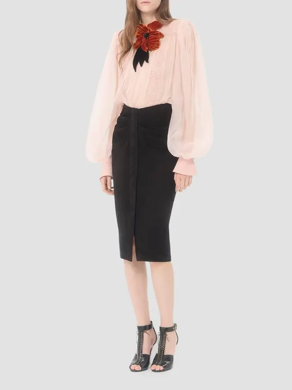 Valentino Garavani Suede Skirt