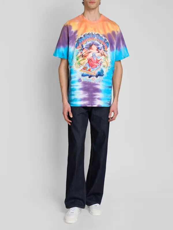 Casablanca Eveil Ancestral Tie Dye T-shirt - Multi
