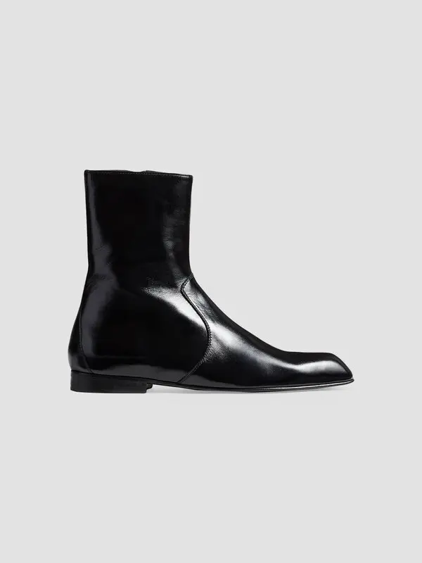Khaite Colt Leather Ankle Boots