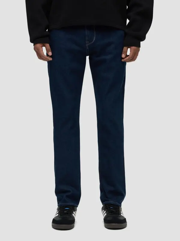Hudson Jeans Blake Contrast Topstitched Slim-straight Jeans