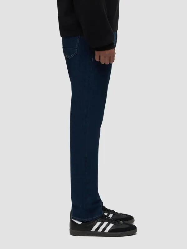 Hudson Jeans Blake Contrast Topstitched Slim-straight Jeans