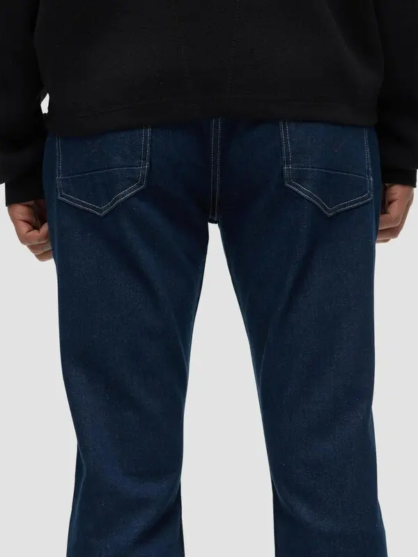 Hudson Jeans Blake Contrast Topstitched Slim-straight Jeans