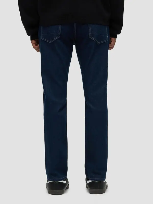 Hudson Jeans Blake Contrast Topstitched Slim-straight Jeans