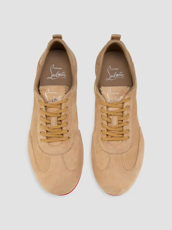 CHRISTIAN LOUBOUTIN Eleonora Flex Suede Sneakers