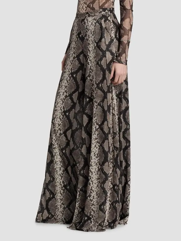 Lapointe Mesh Wide-leg Pants