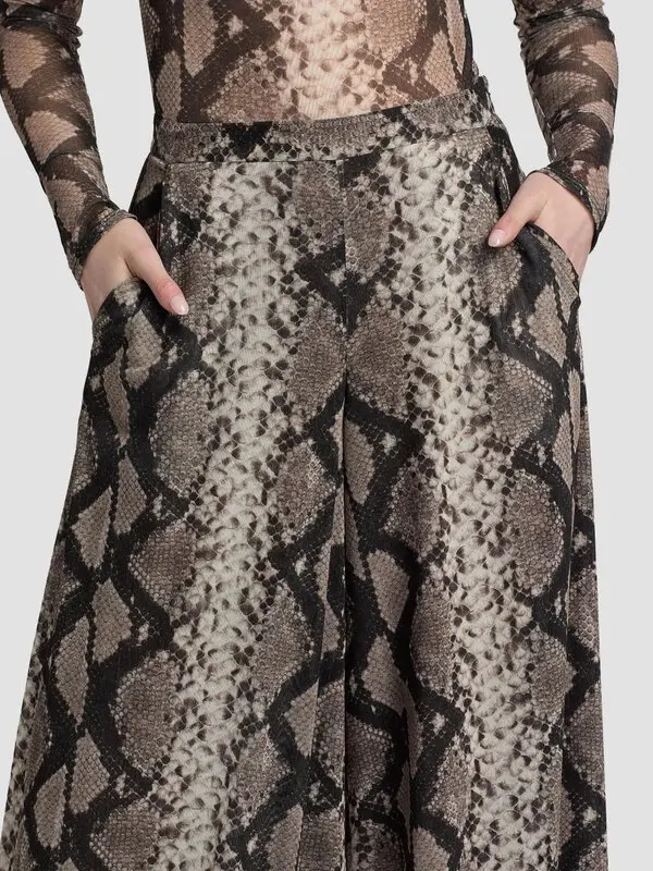 Lapointe Mesh Wide-leg Pants