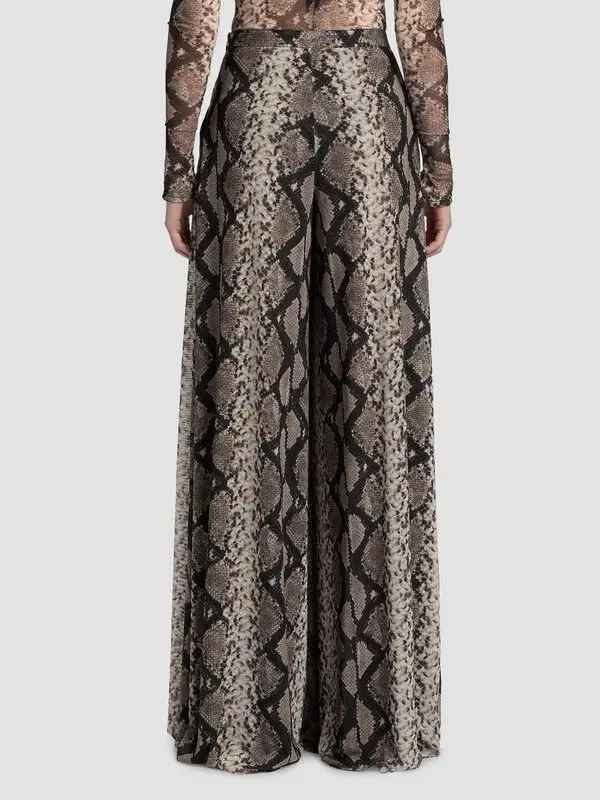 Lapointe Mesh Wide-leg Pants