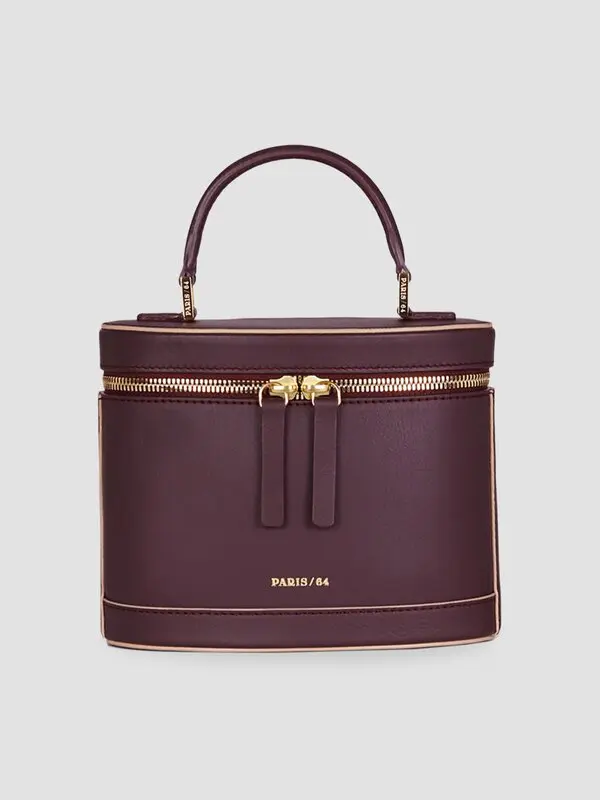 PARIS/64 Prismatic Leather Top Handle Bag