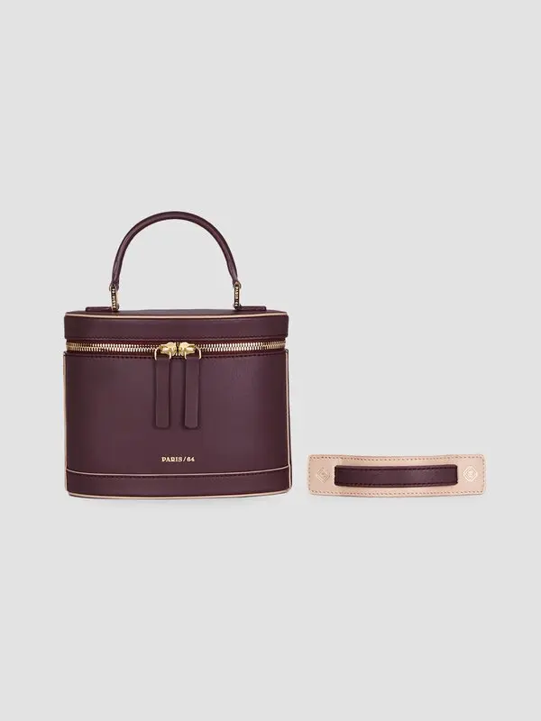 PARIS/64 Prismatic Leather Top Handle Bag