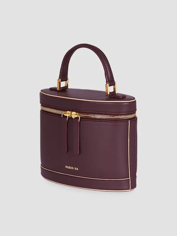 PARIS/64 Prismatic Leather Top Handle Bag