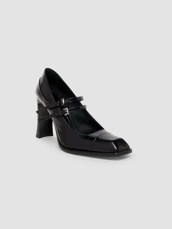 Alexander McQueen Niko 95mm Mary Jane Leather Pumps