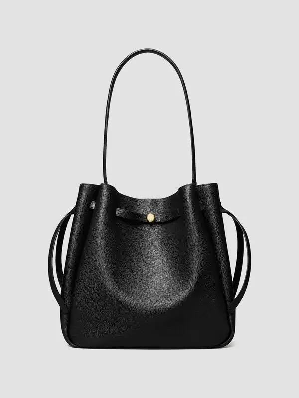 Tory Burch Romy Large Bucket Bag - Black