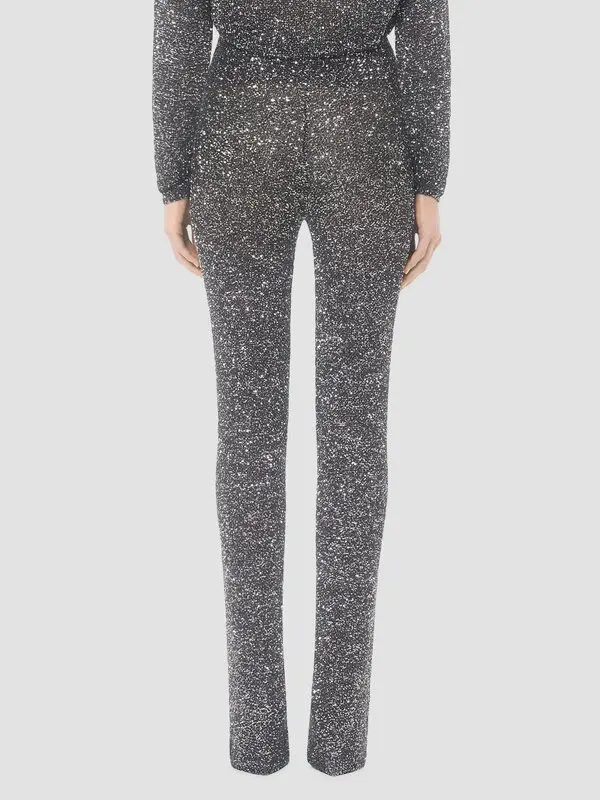 Valentino Garavani Sequin Thread Knit Pants