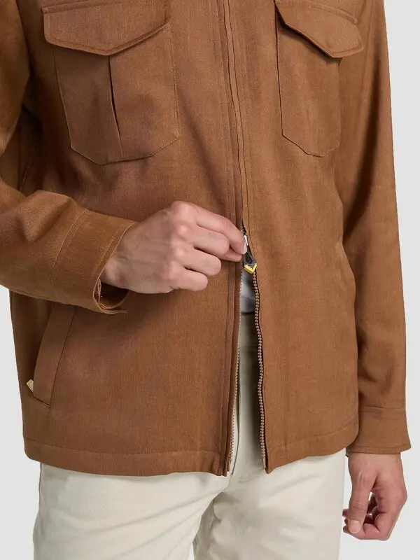 SARTORIO NAPOLI Joly Linen-wool-mohair Jacket