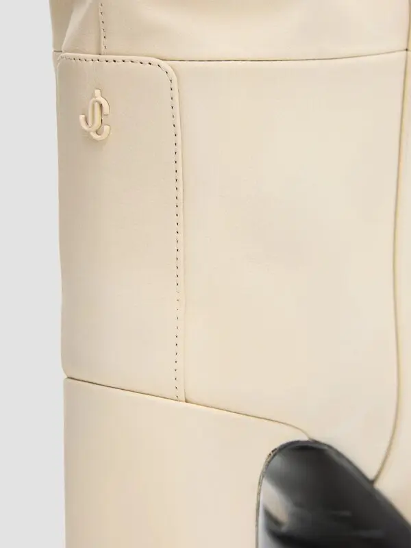 JIMMY CHOO Caly 85mm Leather Boots