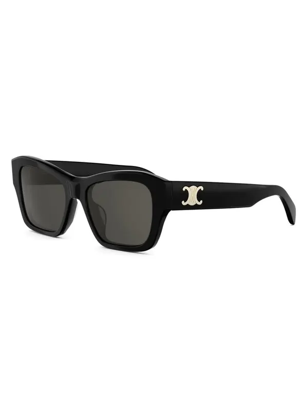 Celine Triomphe 55mm Square Sunglasses - Black