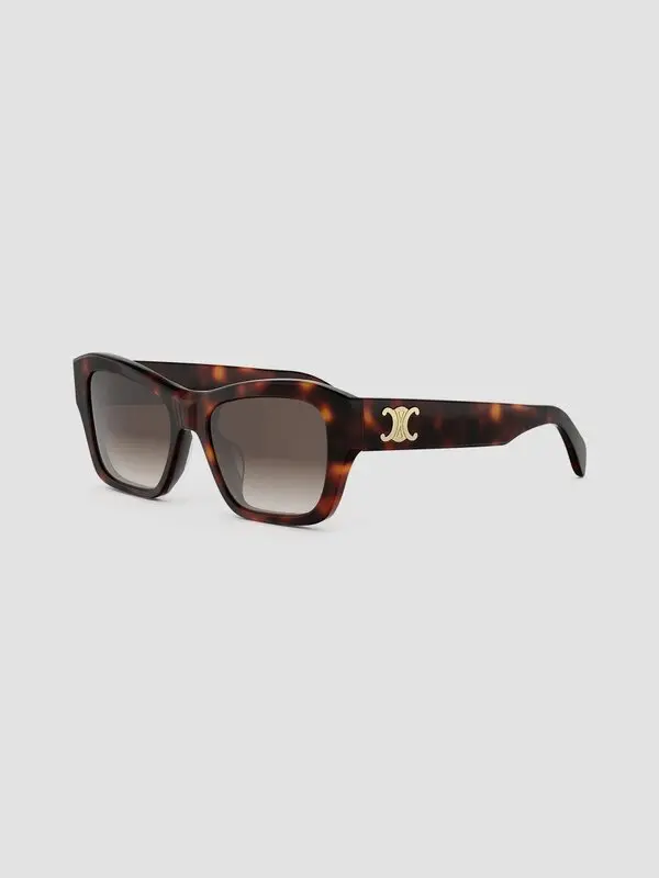 Celine Triomphe 55mm Square Sunglasses - Brown