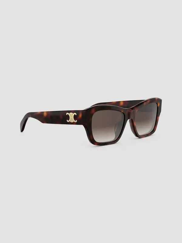 Celine Triomphe 55mm Square Sunglasses - Brown