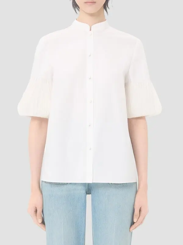 Valentino Garavani Embroidered Cotton Poplin Shirt