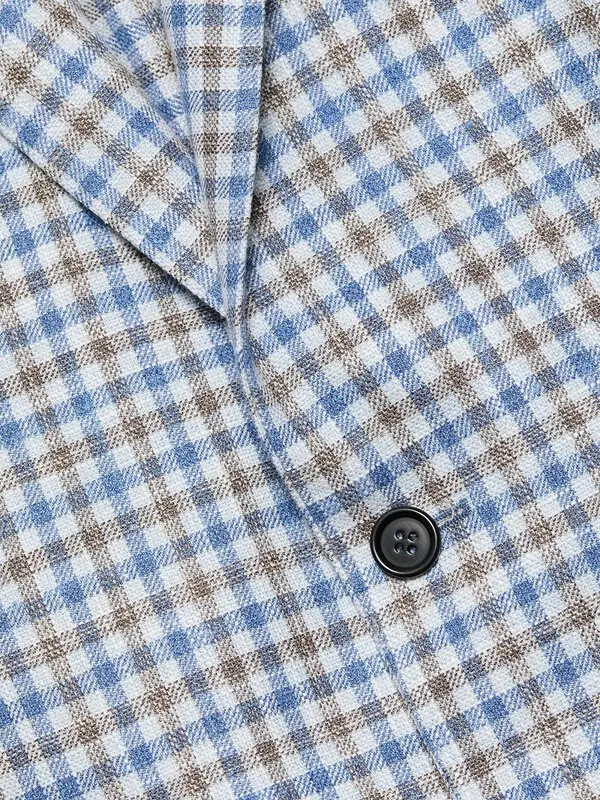 SARTORIO NAPOLI Gingham Wool-blend Sport Coat