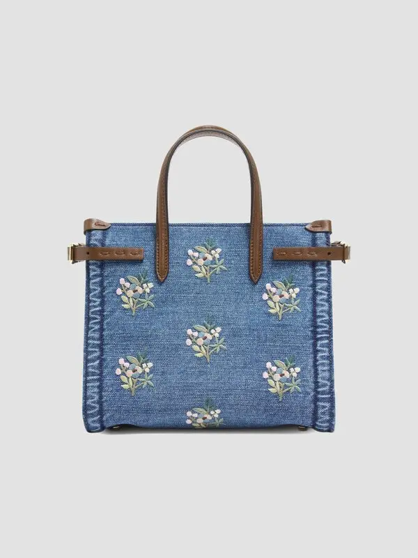 Valentino Garavani Antibes Small Embroidered Shopping Bag