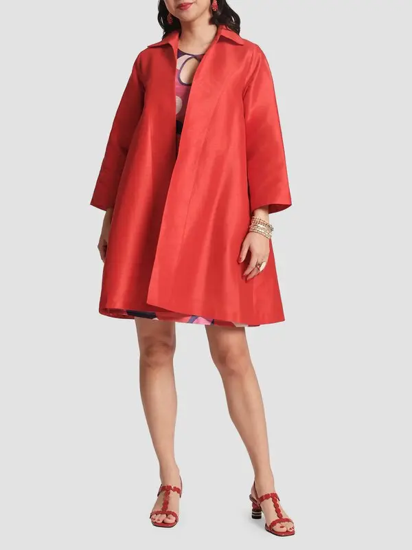 FRANCES VALENTINE Charlotte Open-front Topper Jacket