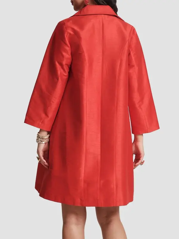 FRANCES VALENTINE Charlotte Open-front Topper Jacket