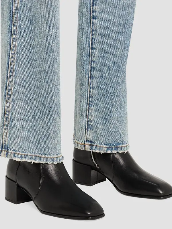 JIMMY CHOO Eliot 45mm Leather Ankle Boots