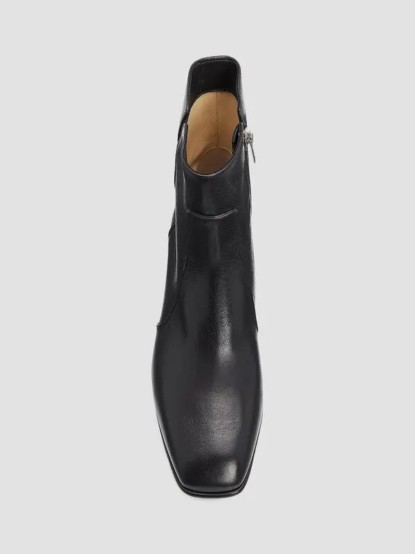 JIMMY CHOO Eliot 45mm Leather Ankle Boots