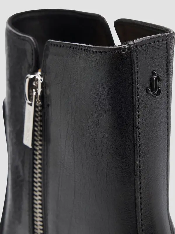 JIMMY CHOO Eliot 45mm Leather Ankle Boots