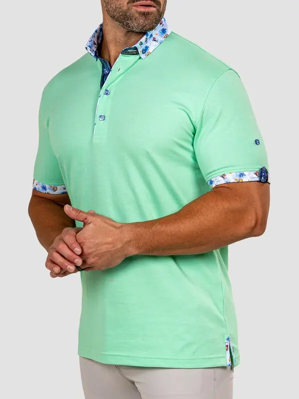 MACEOO Newton Marthyr Polo Shirt - Green